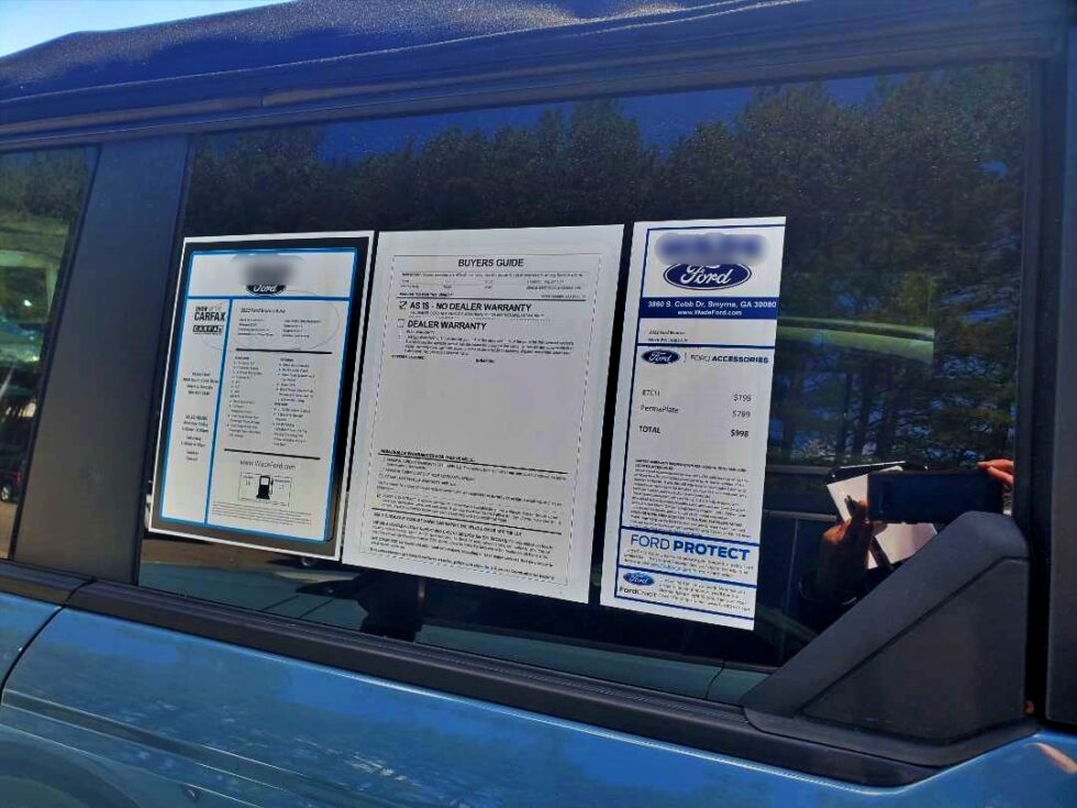 New Vehicle Addendums | VINSHOTS